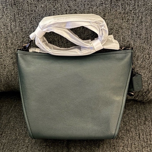 Coach | Bags | Coach Small Duffle Dufflette Bag In Pewterforest Green ...